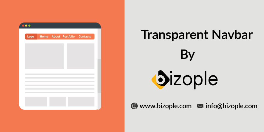 Transparent Navbar | Bizople | Odoo Official Partner