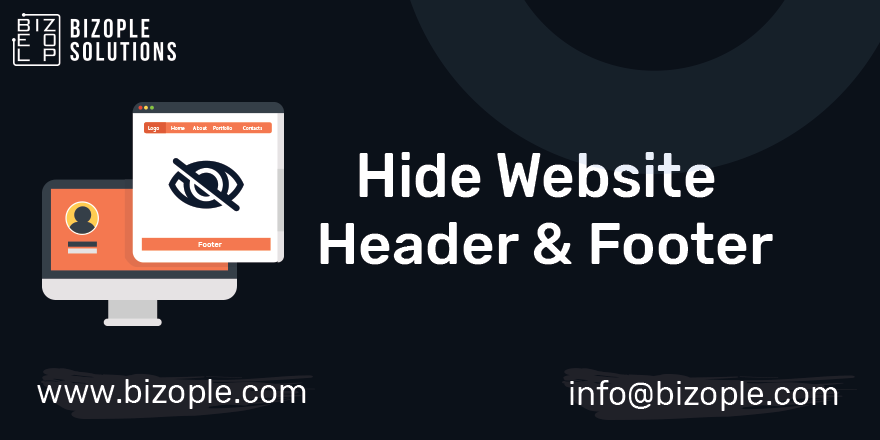Hide Header Footer | Bizople