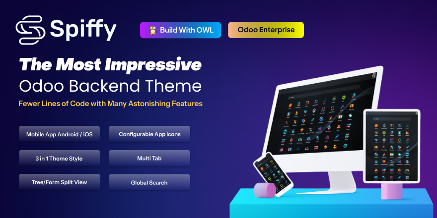 Spiffy Backend Enterprise Theme | Bizople
